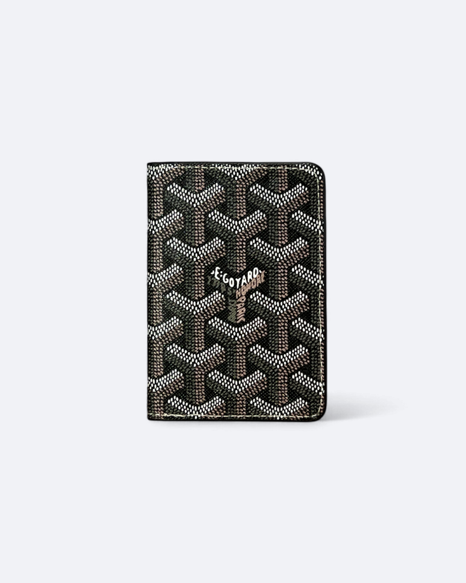 Goyard Pattern Folded Cardholder - Brown – ModestVille